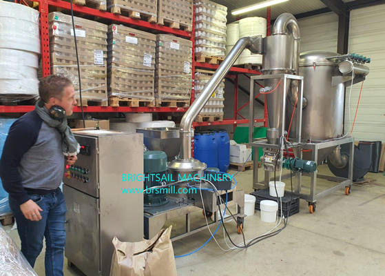 Coconut Shell Powder Grinder Machine SS316L Cake Pulverizer 300 Mesh