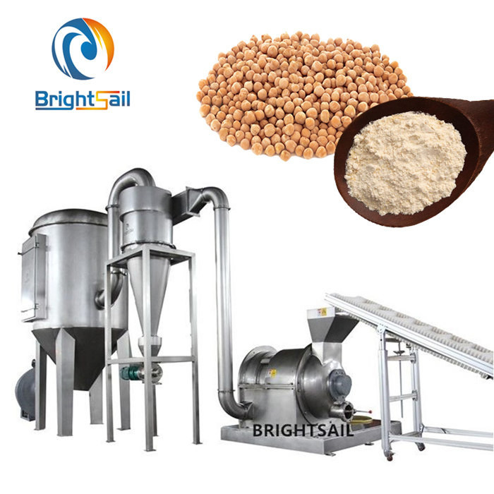 Ss304 Food Grade Grain Mill Machine Besan Chickpea Hammer Mill 100-2000 ...