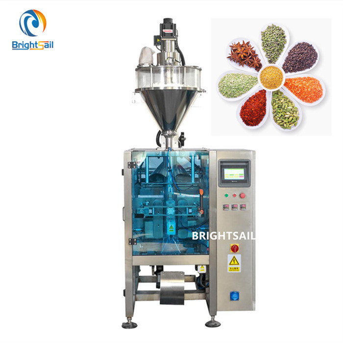 Screw Type Spice Powder Packing Machine , Turmeric Food Packaging Machine