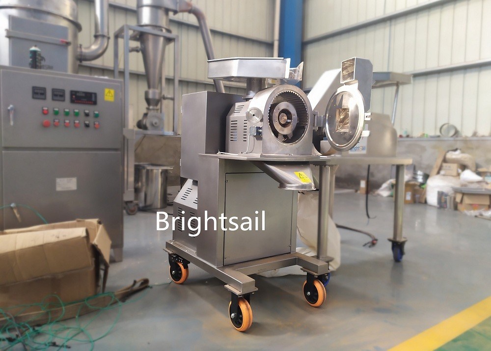 10 To 120 Mesh Fineness 300kg/H Hammer Mill Crusher With High Rotary ...