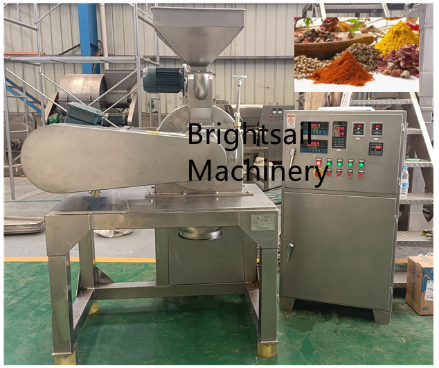 SUS304 2000kg/H Herb Powder Grinder Machine Micro Pulverizer
