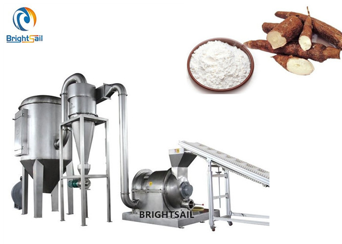 SS304 Food Grade Powder Grinding Machine For Cassava Plantain Chips ...