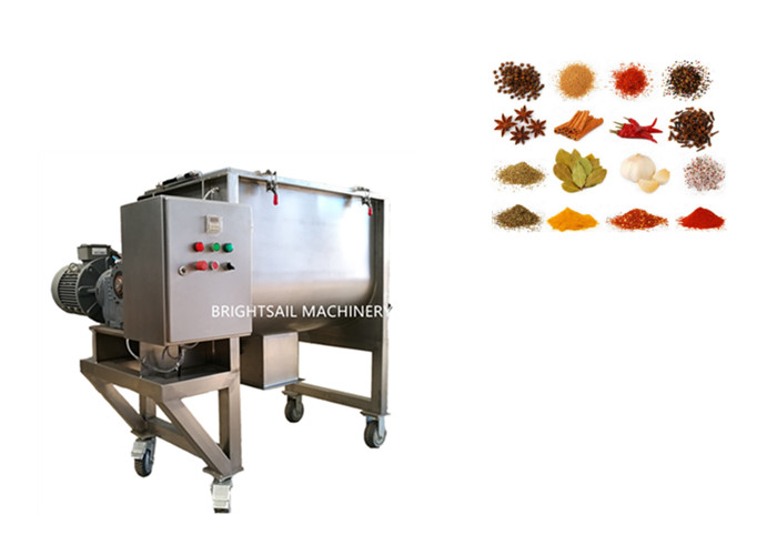 Spice Blending Ribbon Mixer Machine Carbon Steel For Seasoning Powders